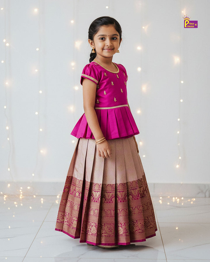 Luxury Pattu Dress for Baby Girl | Prince N Princess Ethnic.
